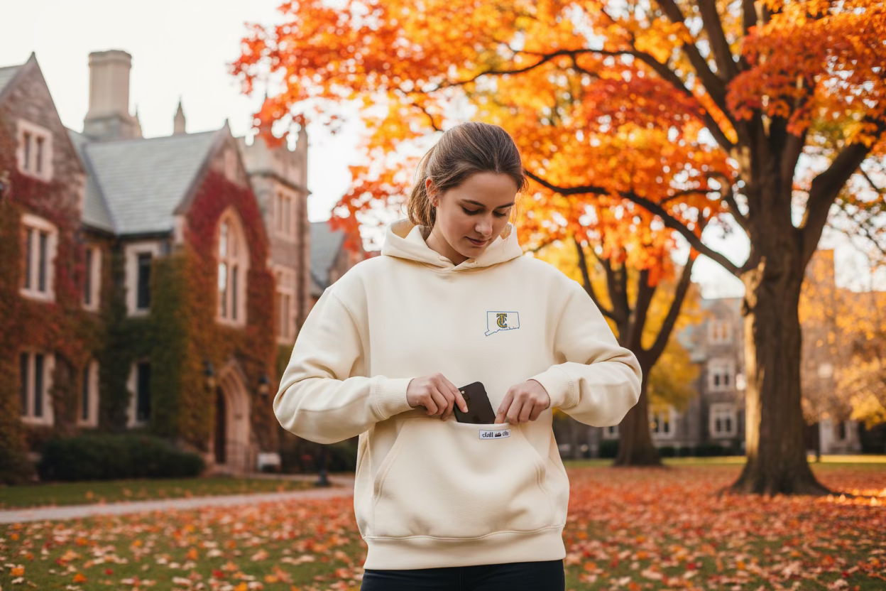 Trinity College ZEN ZIP Hoodie – Ivory – chill life style