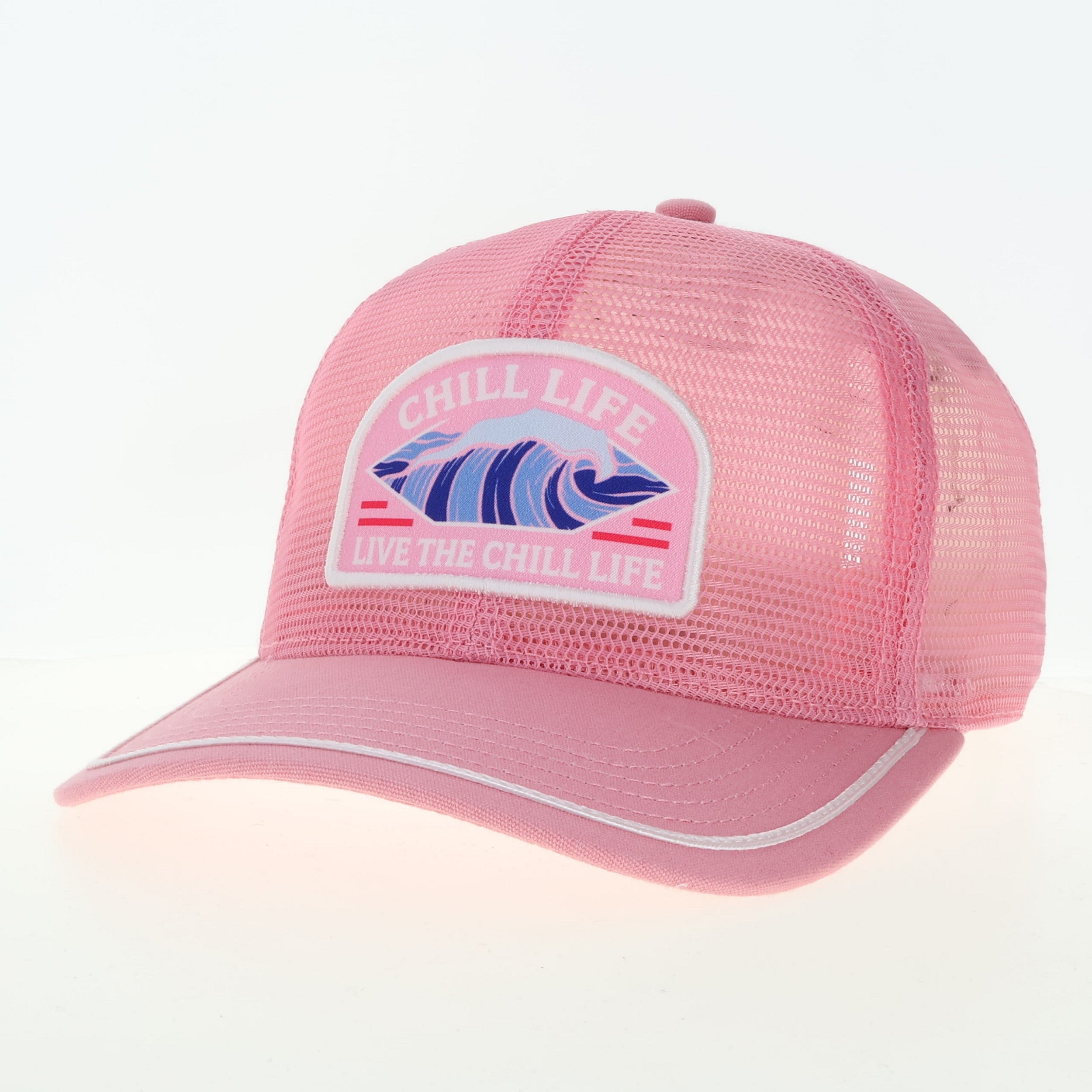 chill wave collection-pink tide trucker – chill life style